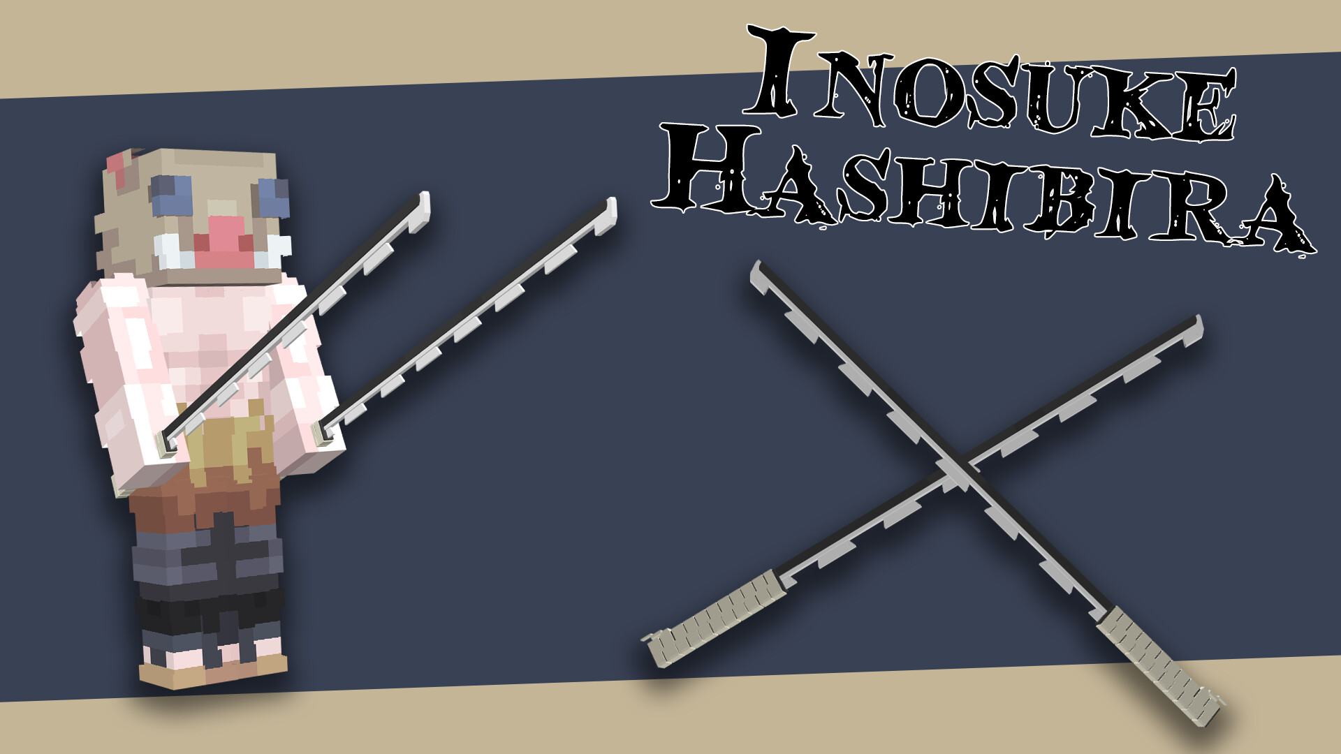 Demon Slayer (Kimetsu No Yaiba) - Inosuke Hashibira's Sword(s ...