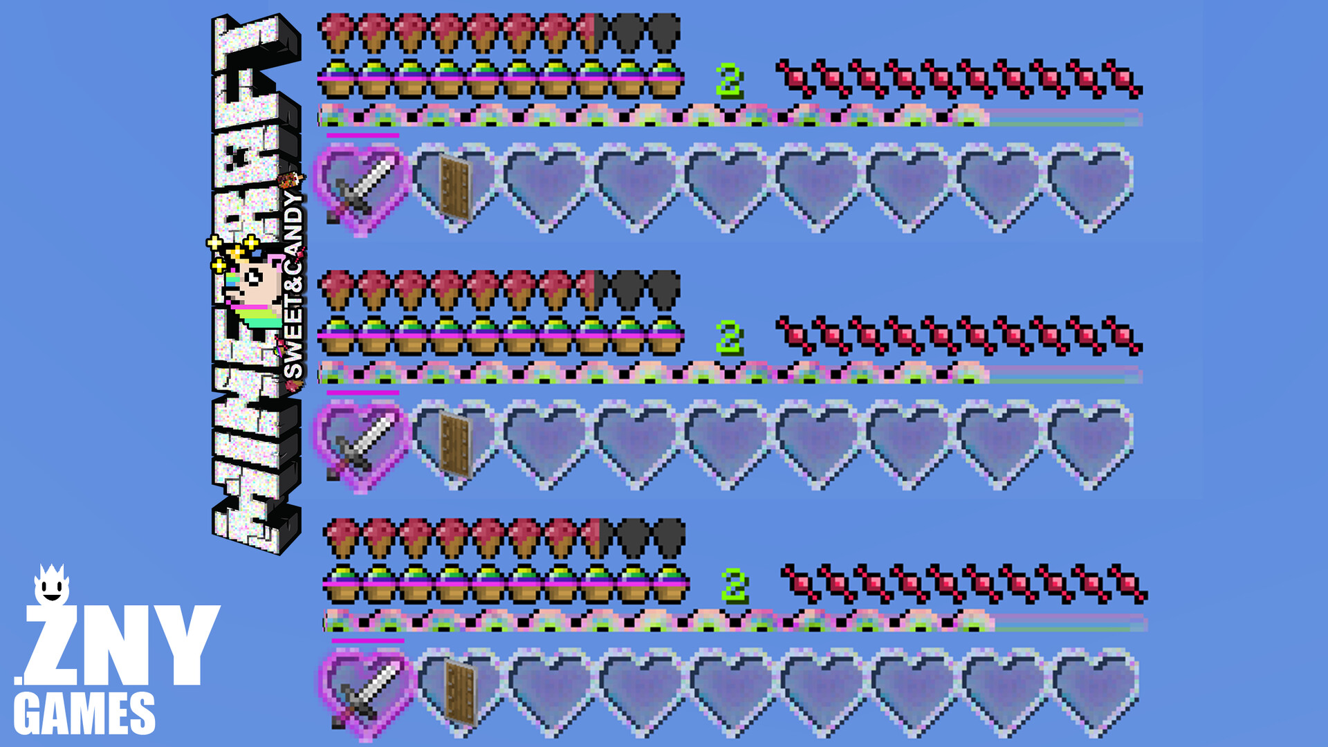 SWEET AND CANDY [BEDROCK] 🦄 Minecraft Texture Pack