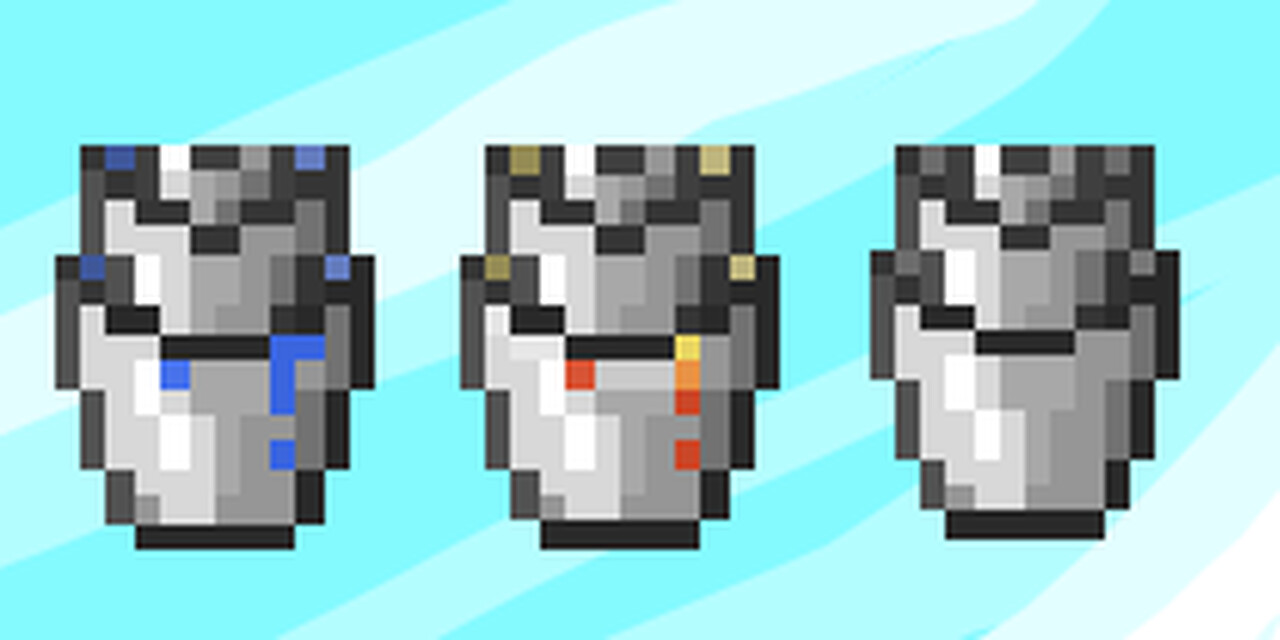 A bucket of a bucket of a bucket Minecraft Texture Pack