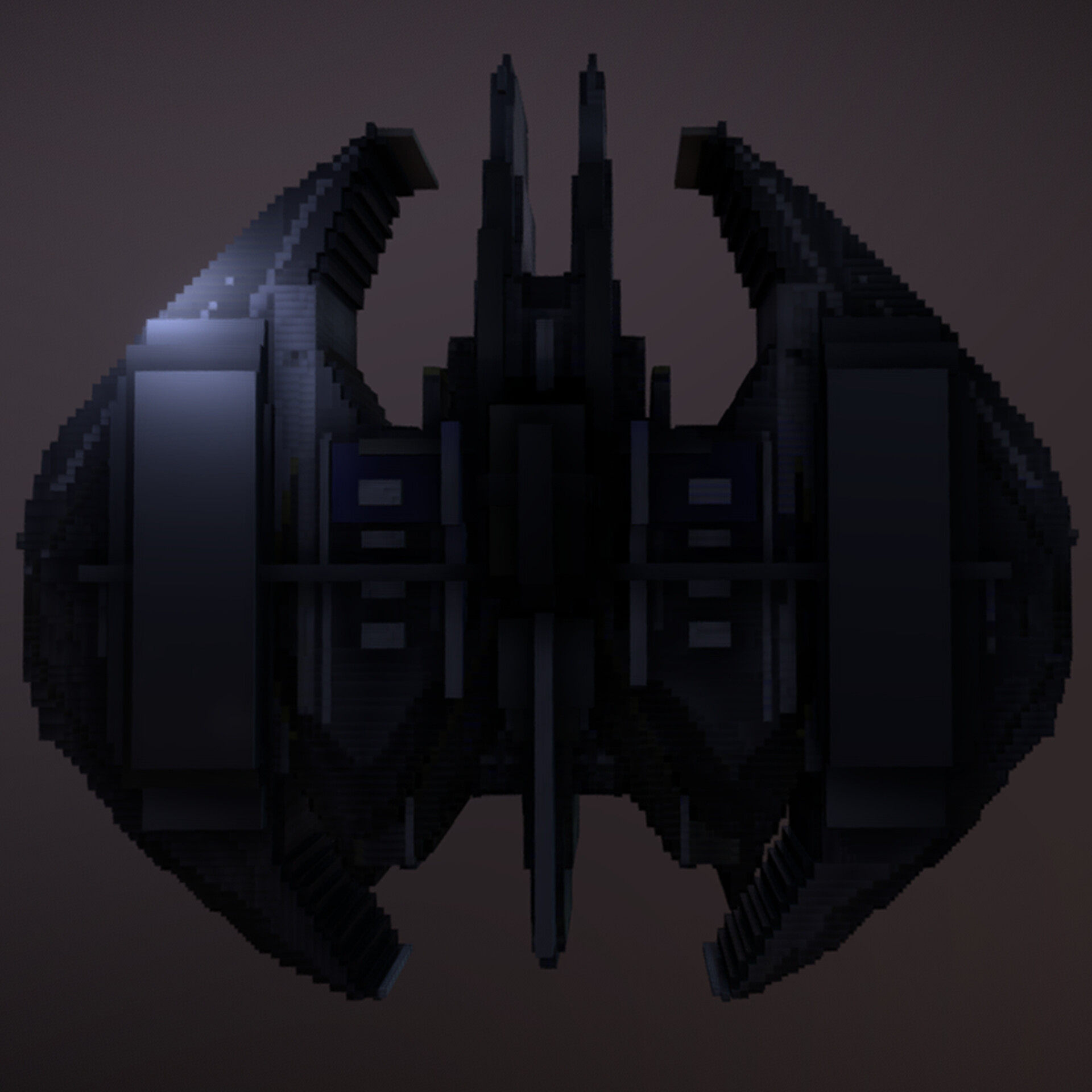 Batman Batwing 3D Model Minecraft Texture Pack