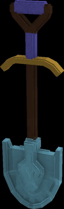 3D "Shovel Knight" Shovel Minecraft Texture Pack