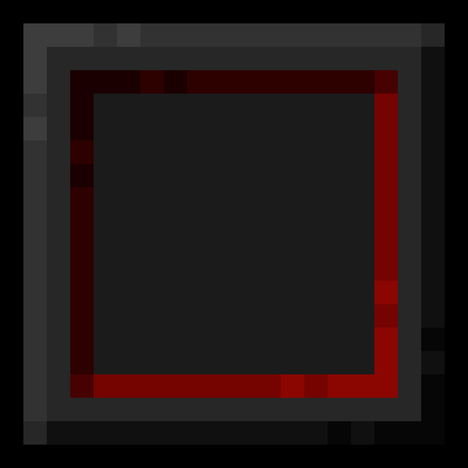 [April Fools] Dark Mode with a Hint of Red Minecraft Texture Pack