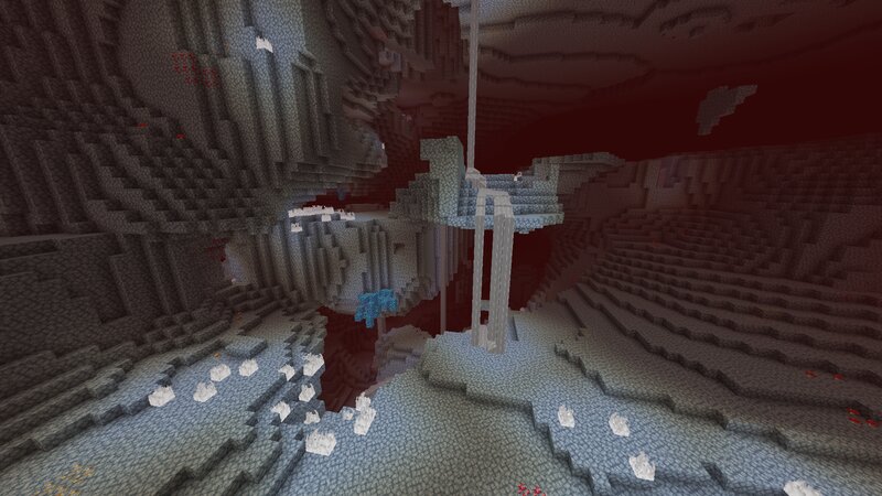 Upper - A cold replacement of the Nether Minecraft Texture Pack