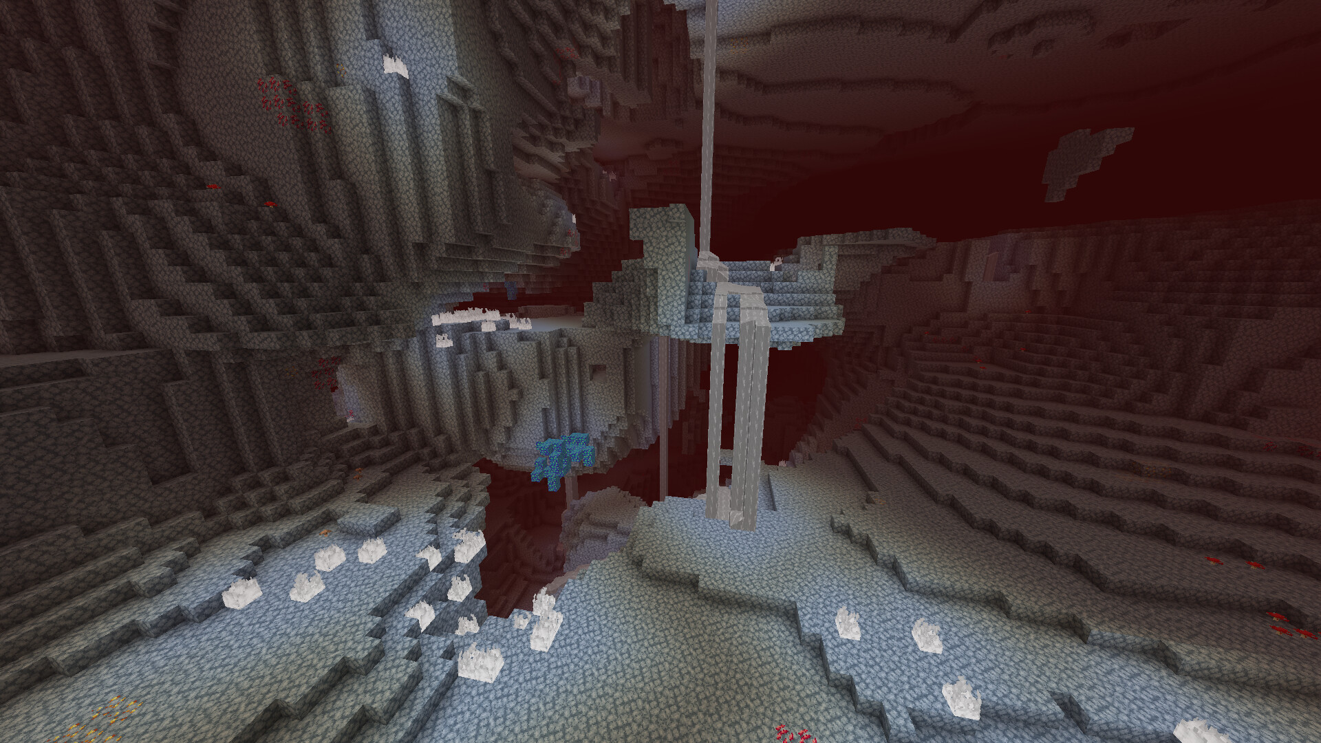 Upper - A cold replacement of the Nether Minecraft Texture Pack