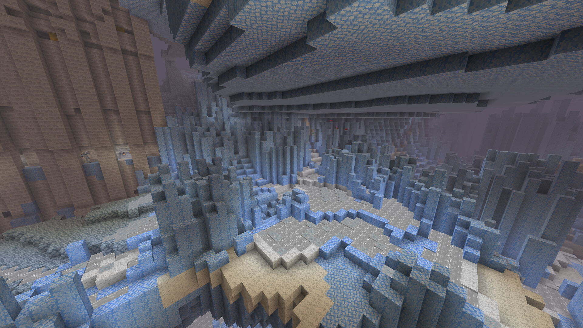 Upper - A cold replacement of the Nether Minecraft Texture Pack