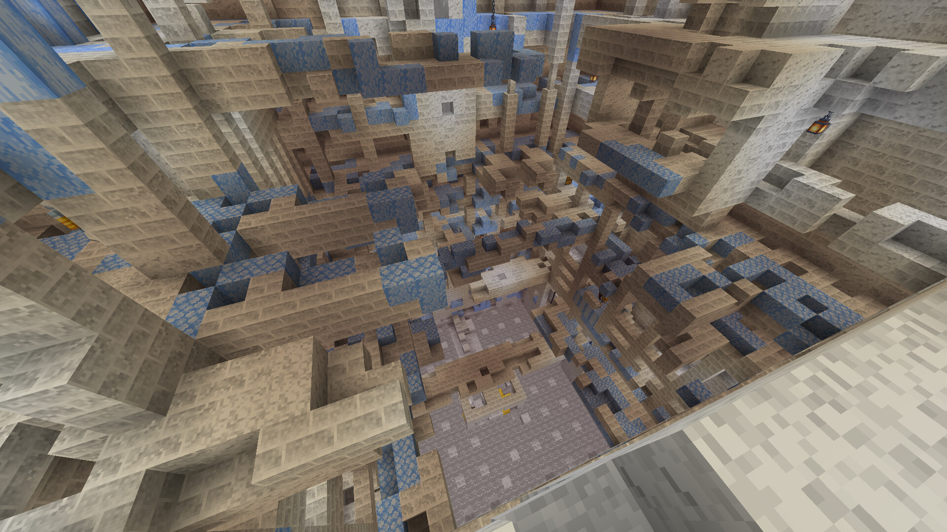 Upper - A cold replacement of the Nether Minecraft Texture Pack