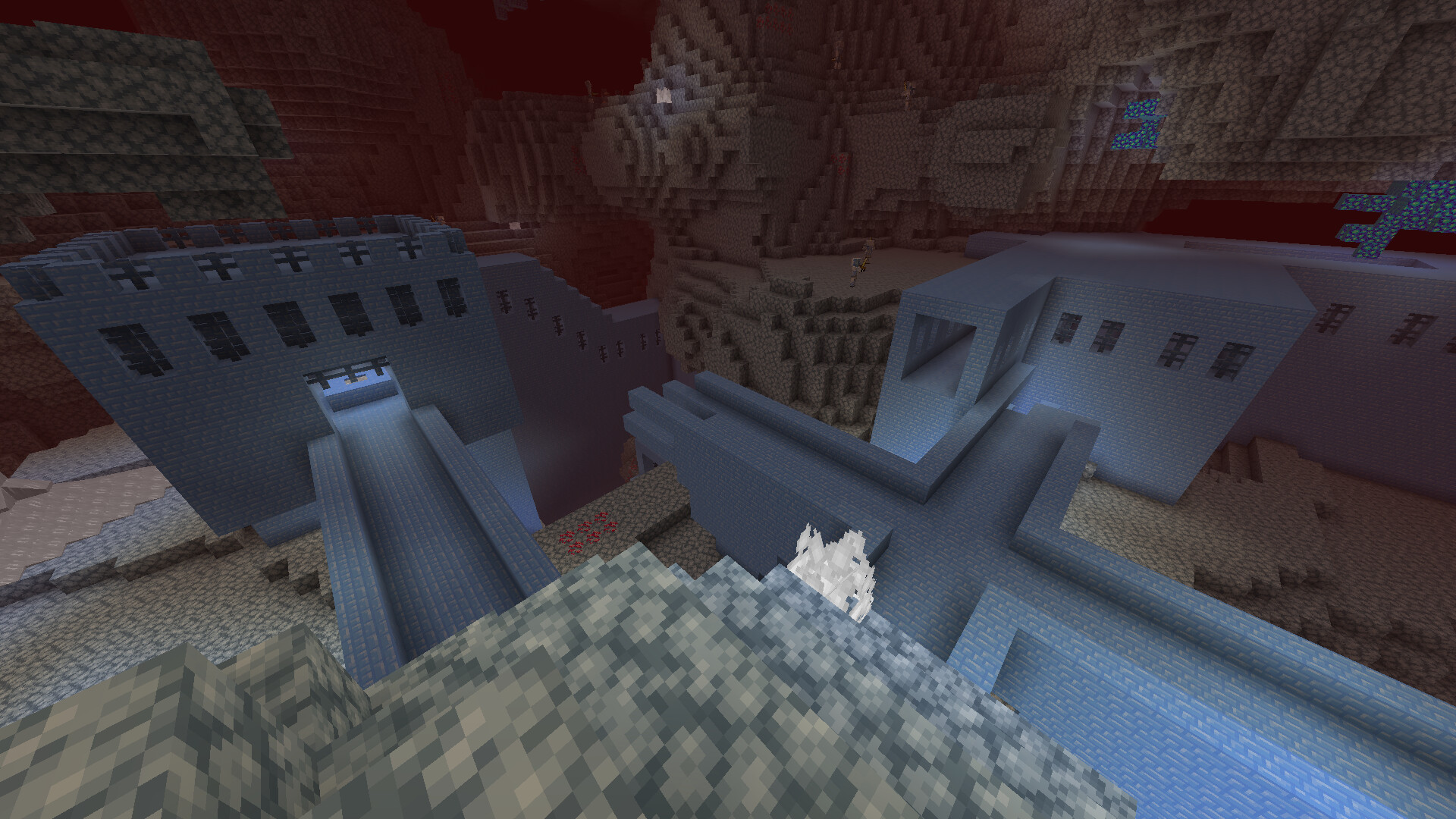 Upper - A cold replacement of the Nether Minecraft Texture Pack