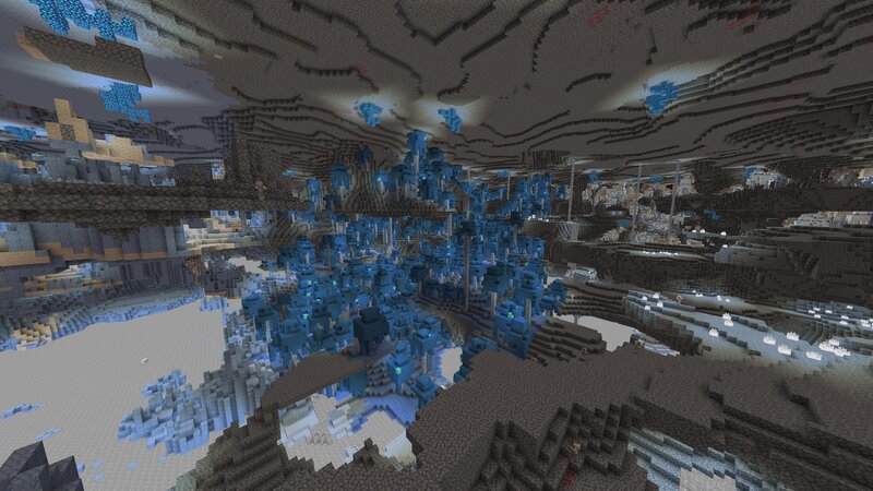 Upper - A cold replacement of the Nether Minecraft Texture Pack