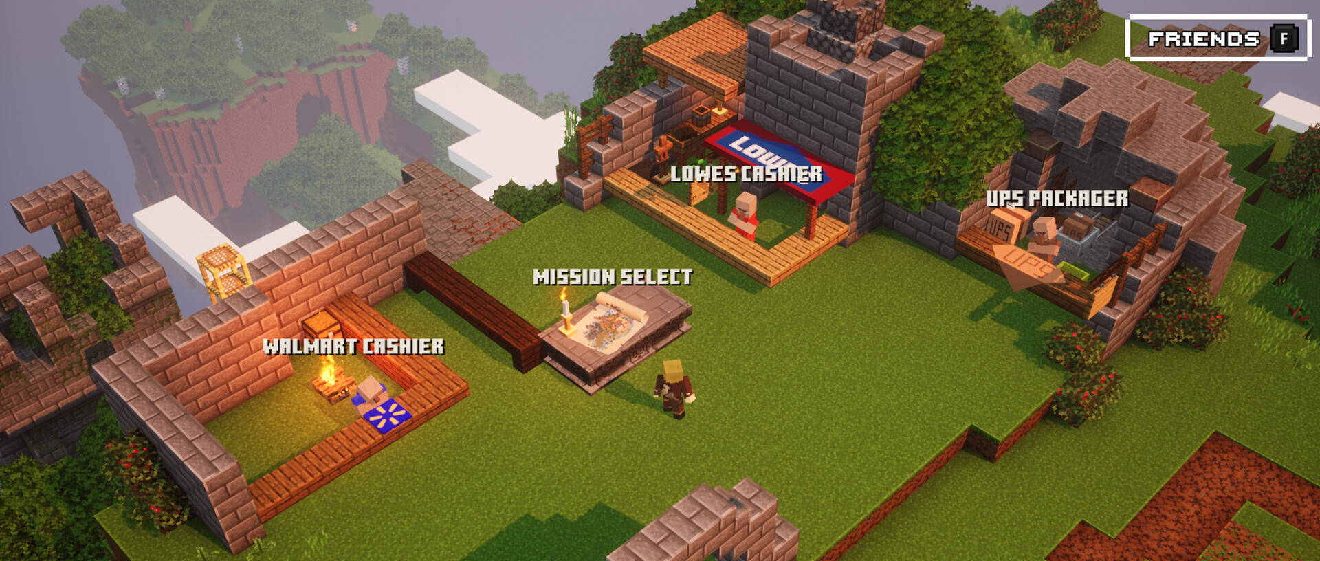 Merchant IRL Shops Pack Minecraft Texture Pack