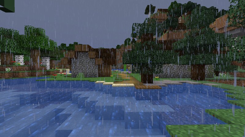 Rain Revamp - More realistic rain color! Perfect for shaders! Minecraft ...