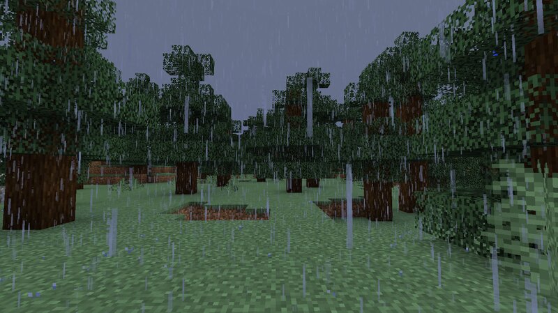 Rain Revamp - More realistic rain color! Perfect for shaders! Minecraft ...