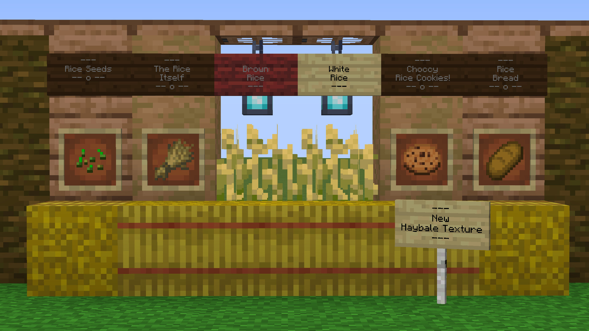 Basically Rice. Minecraft Texture Pack