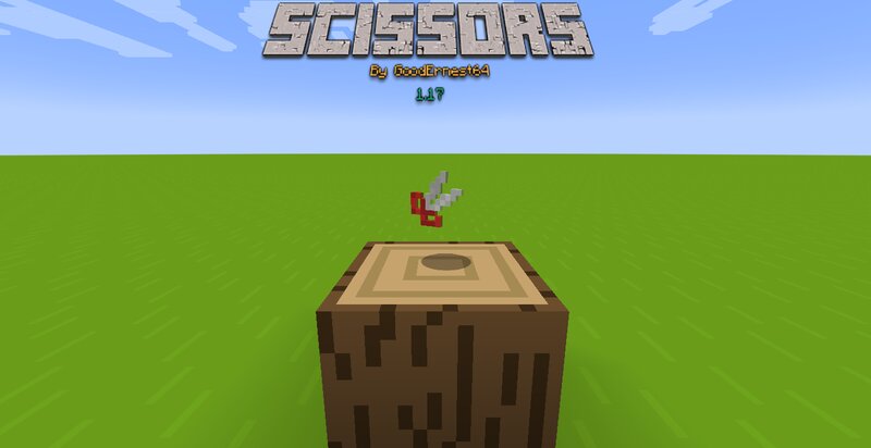 Shears To Scissors TexturePack By GoodErnest64 Minecraft Texture Pack
