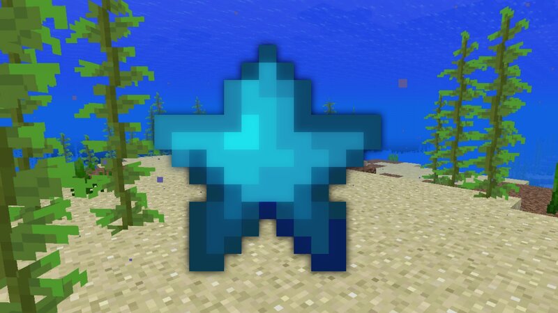 Starfish Heart Of Sea Minecraft Texture Pack