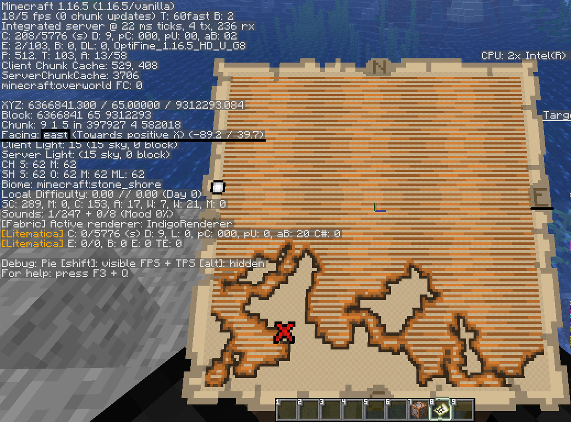 Map side Minecraft Texture Pack