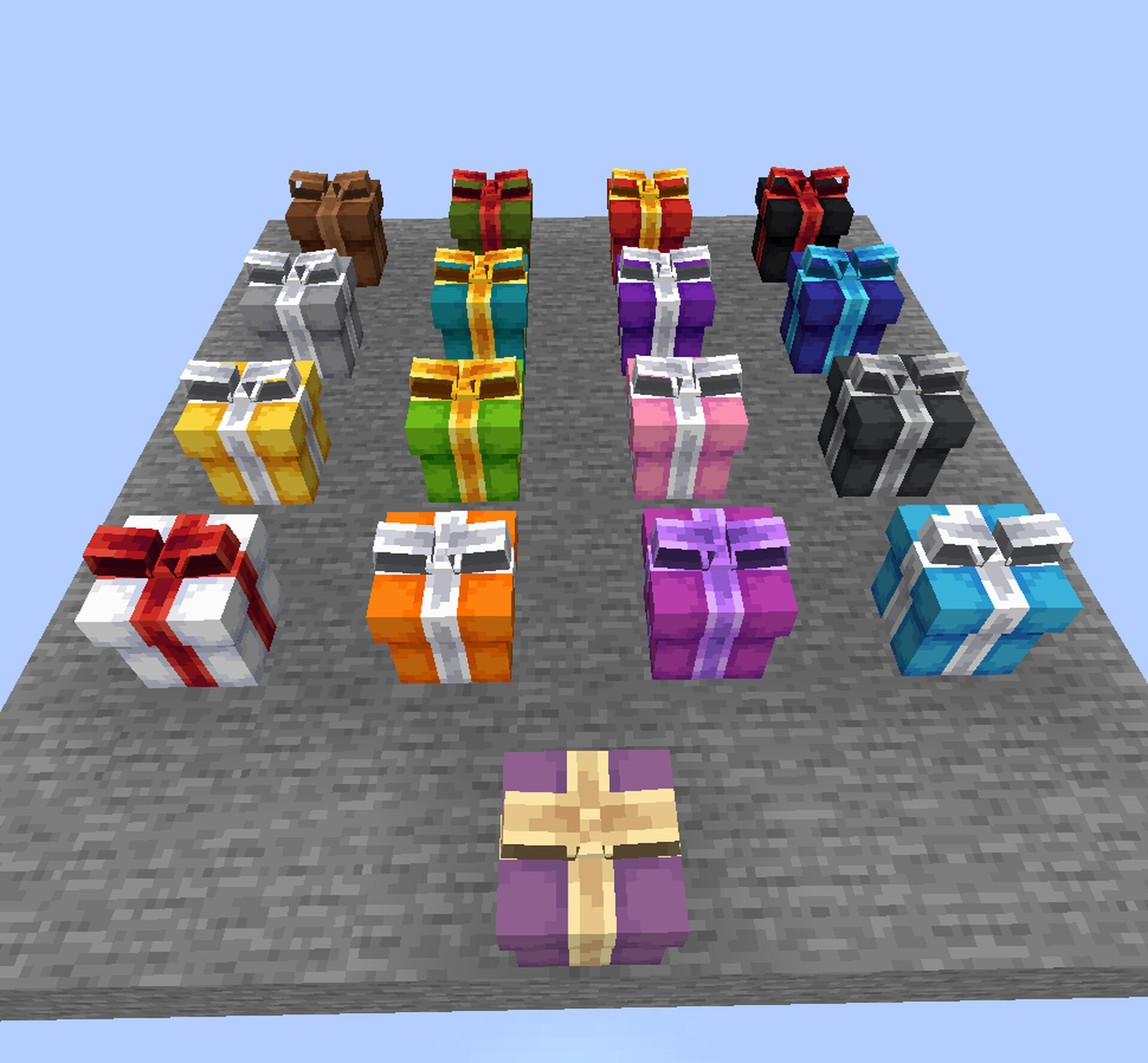 Shulker Gift Boxes Minecraft Texture Pack