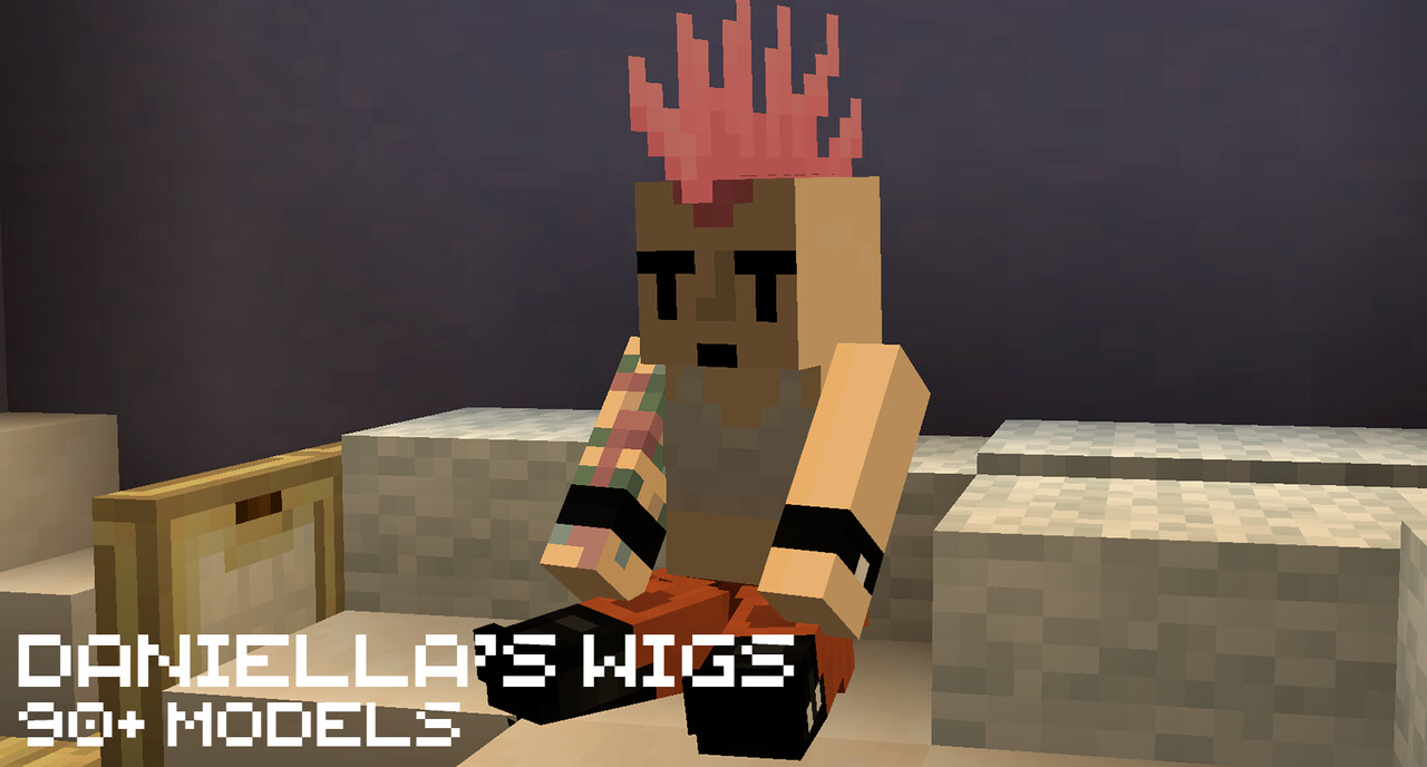 Daniella's wigs - Minecraft wigs! Minecraft Texture Pack