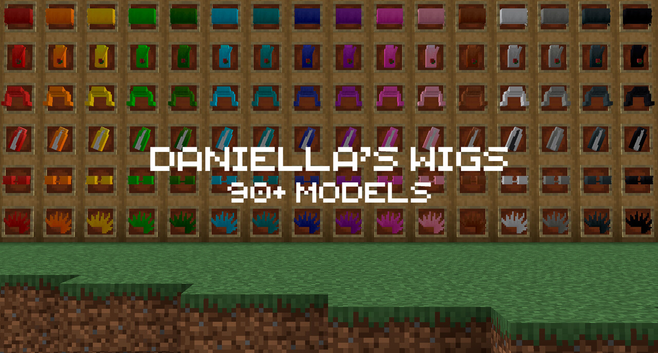 Daniella's wigs - Minecraft wigs! Minecraft Texture Pack