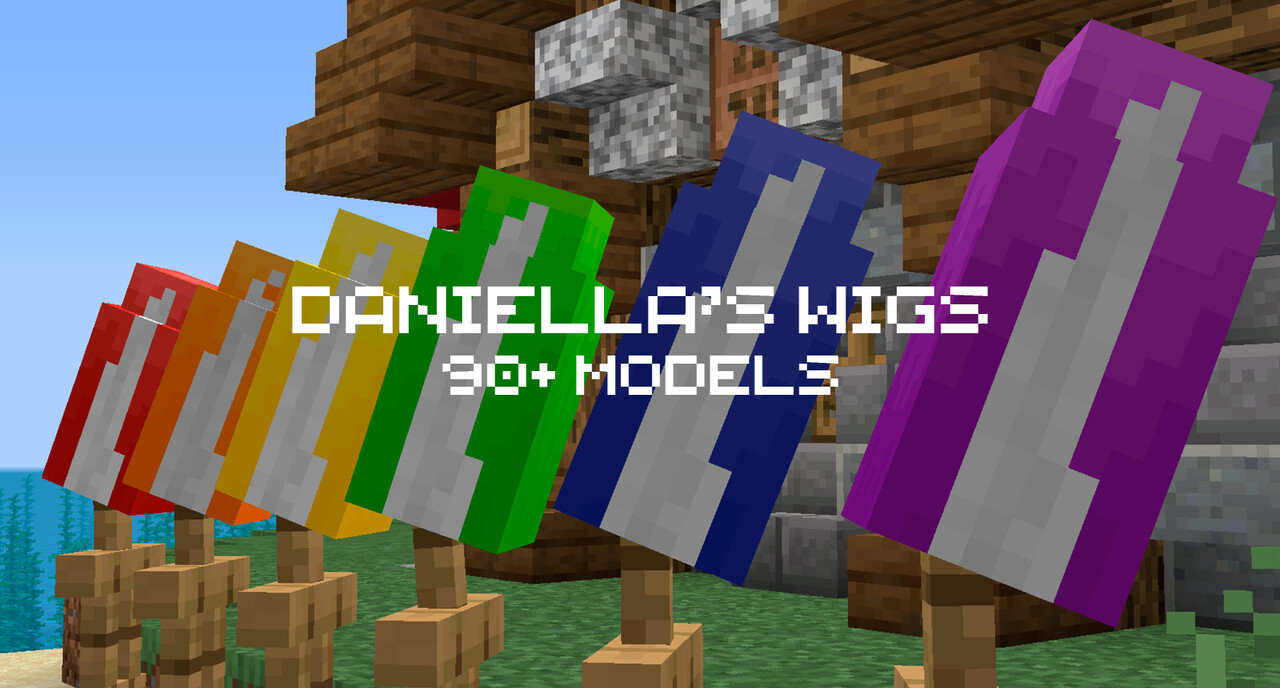 Daniella's wigs - Minecraft wigs! Minecraft Texture Pack