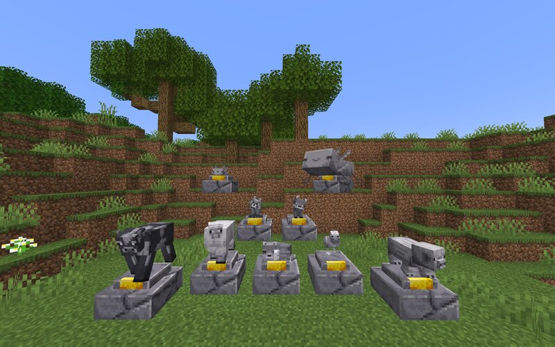 Mob Statues - v1.1 Minecraft Texture Pack
