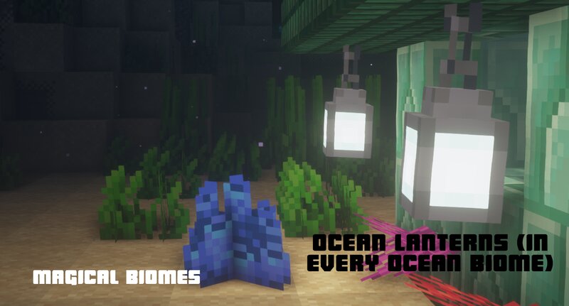 Magical biomes: Ocean Minecraft Texture Pack