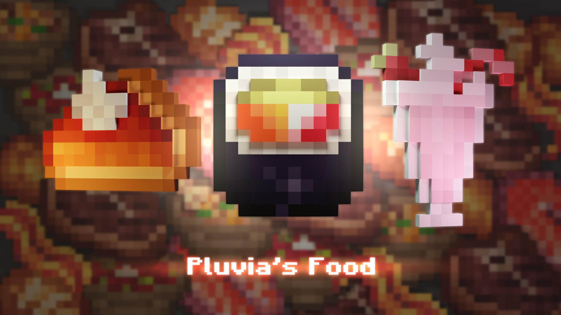 Pluvia's Food Minecraft Texture Pack