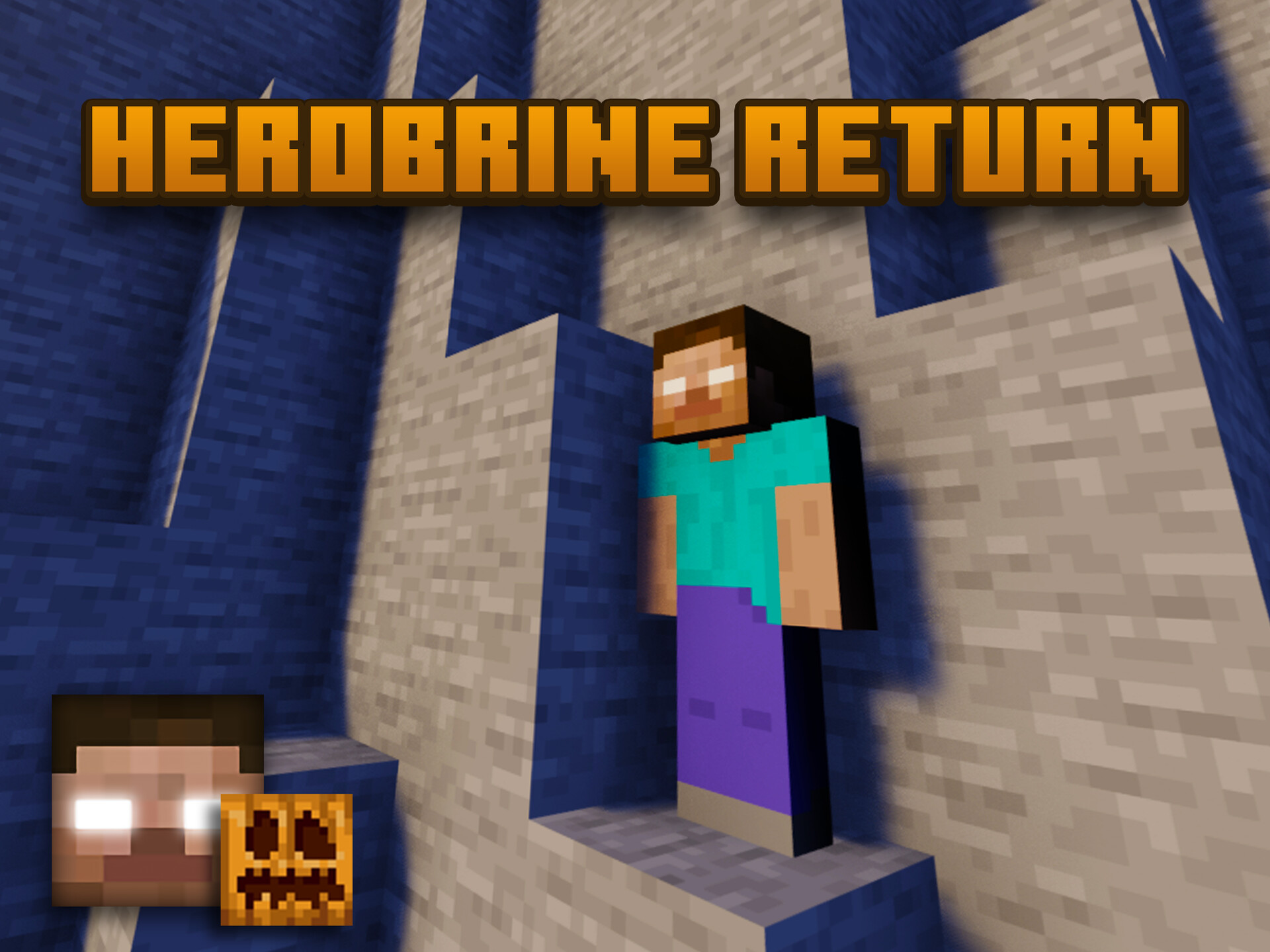 DISCONTINUED - Herobrine Return [V1.2.1] | 1.14 - 1.18 Minecraft Texture Pack
