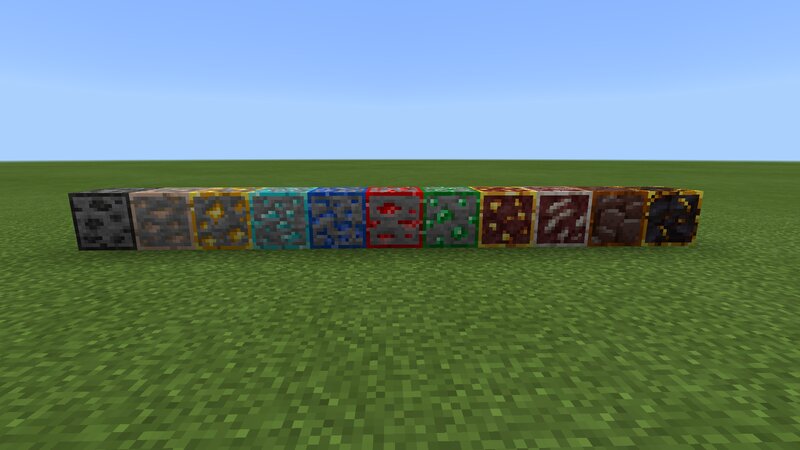 Ultimate 1.17 Ores (+outlined) [V1.3] Minecraft Texture Pack