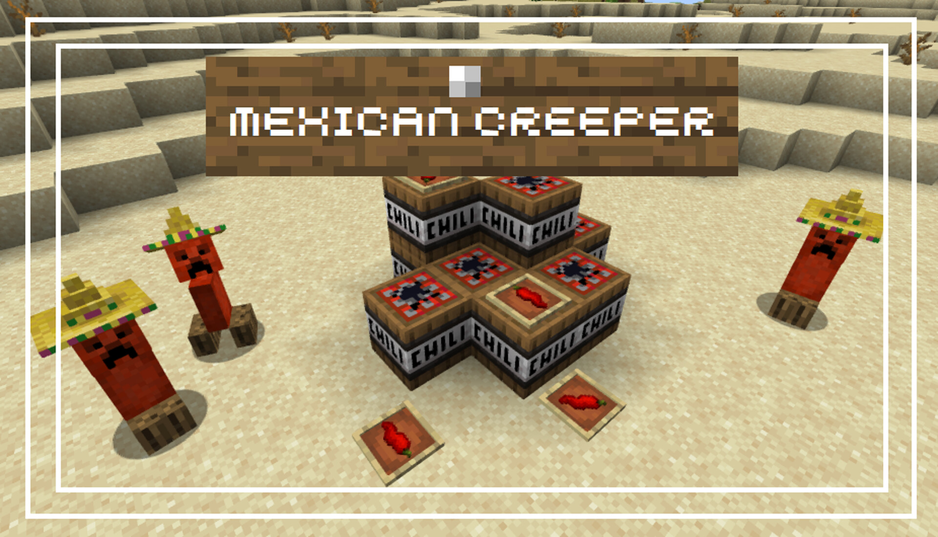 Mexican Creeper [1.16] Minecraft Texture Pack