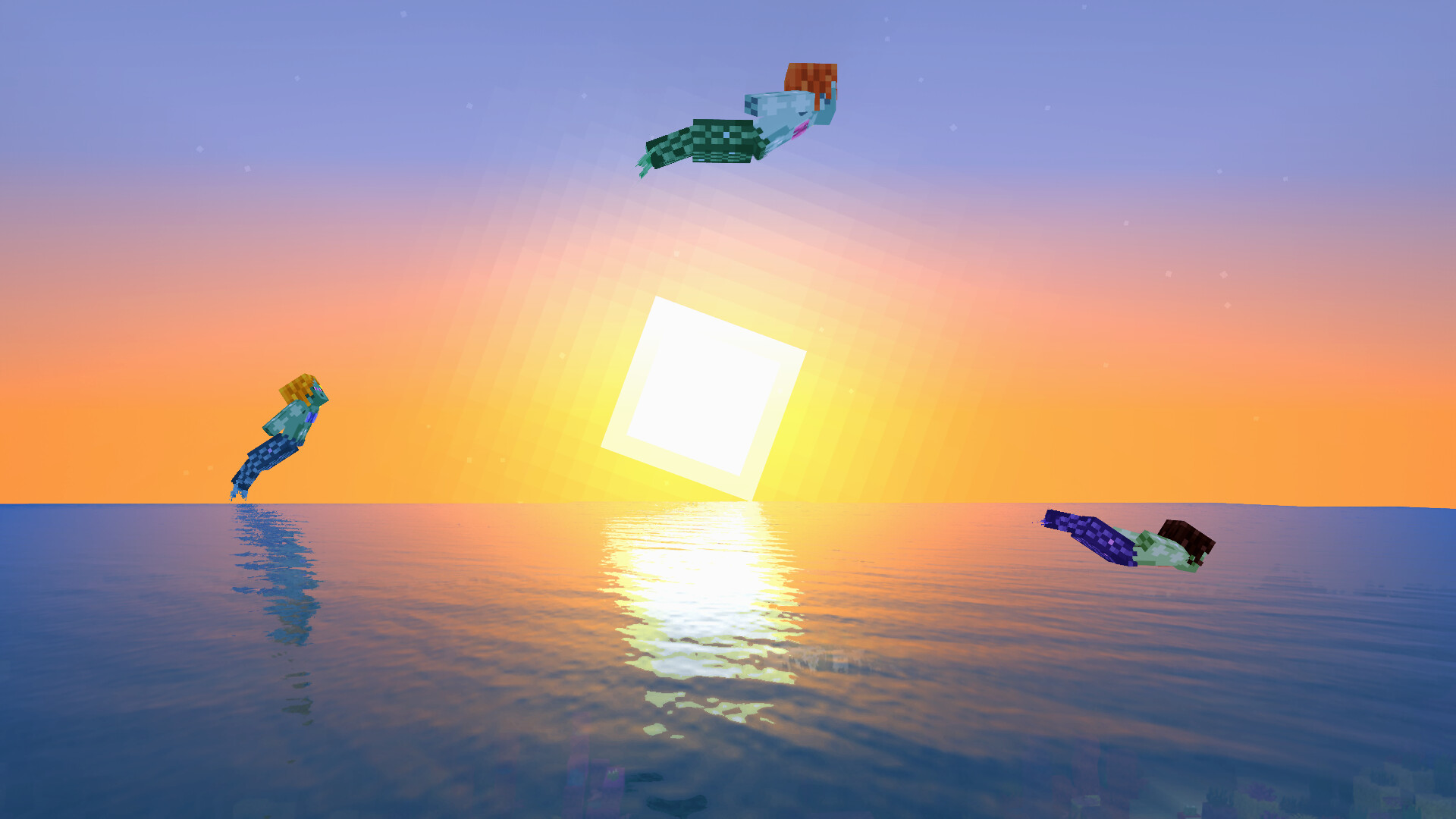 Mermaid Dolphins - 1.16.5 (Optifine) Minecraft Texture Pack