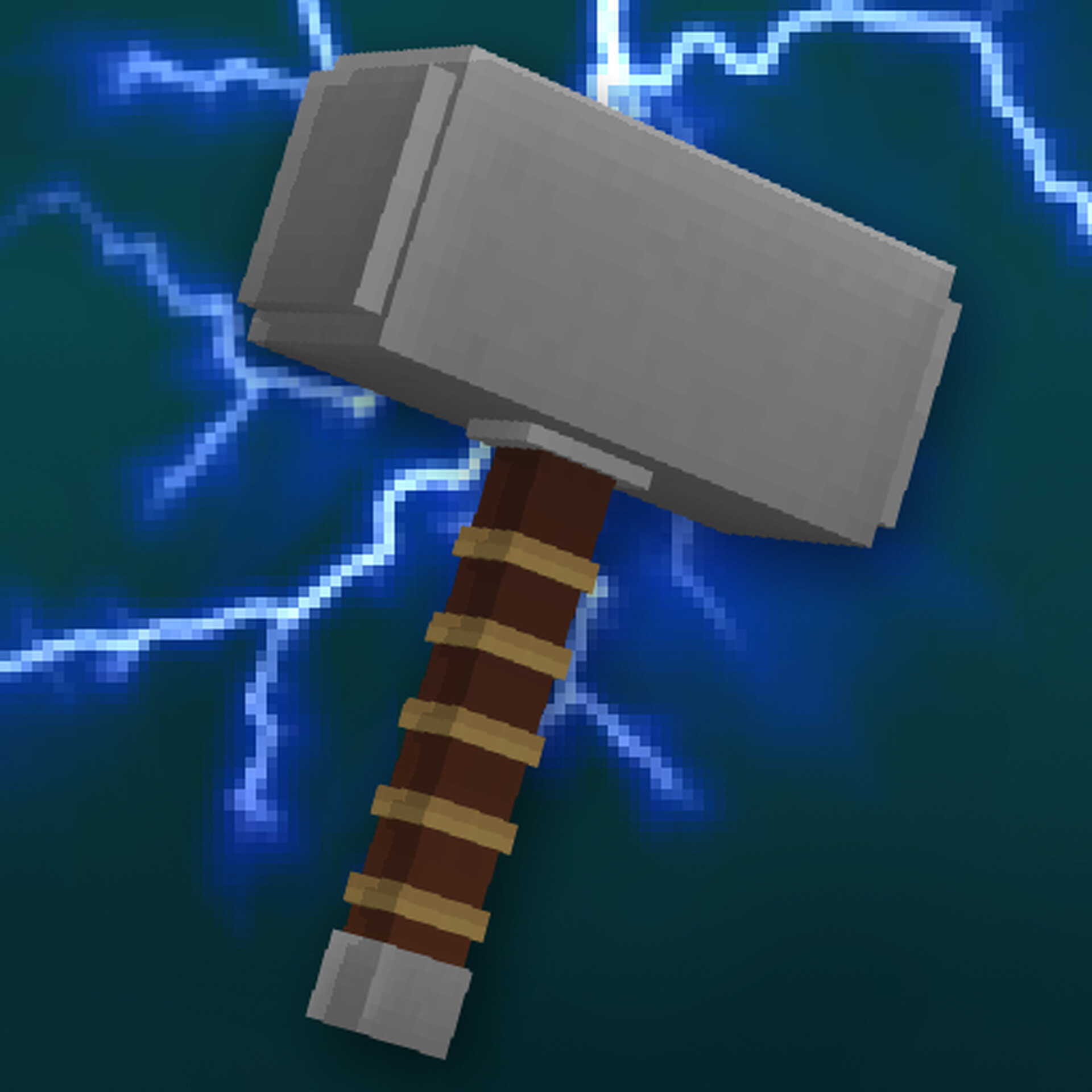 Mjölnir trident!! Minecraft Texture Pack