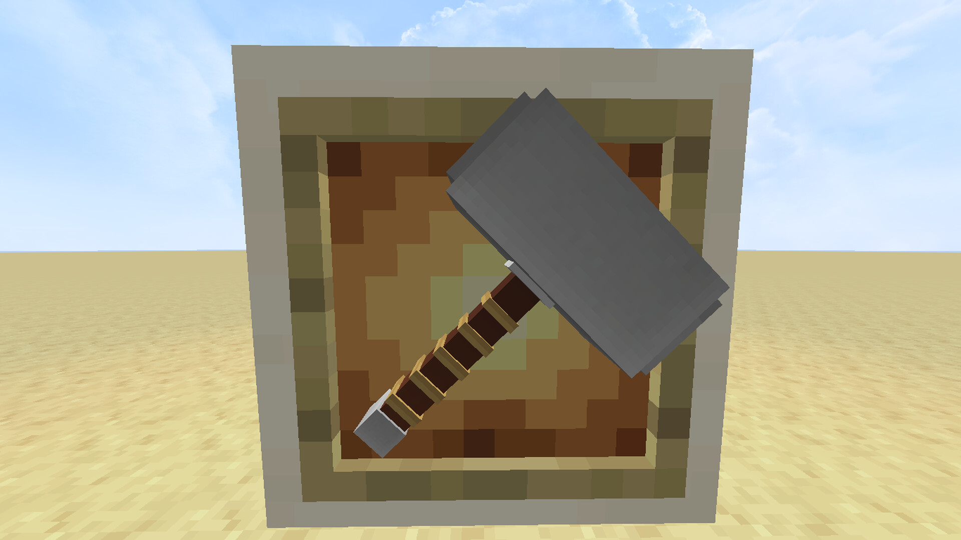 Mjölnir trident!! Minecraft Texture Pack