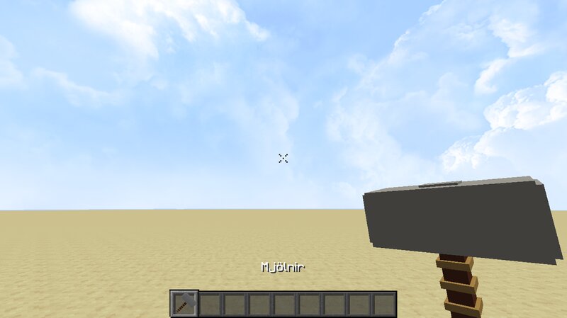 Mjölnir trident!! Minecraft Texture Pack