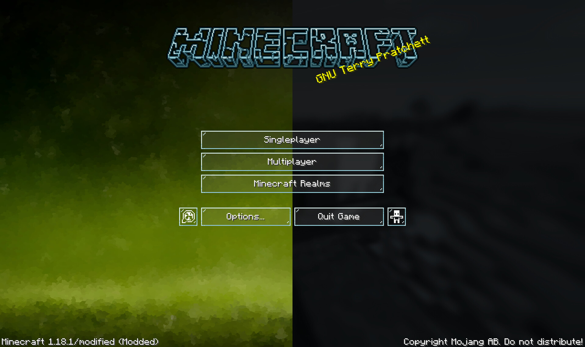 Glass GUI ― Minimalistic Transparent UI for MCJE Minecraft Texture Pack