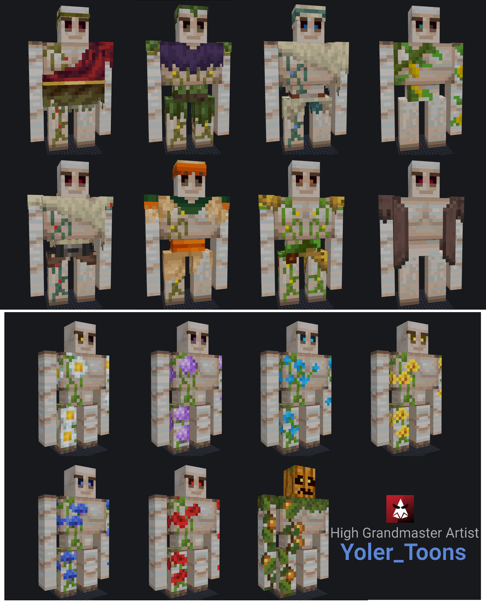 Human Villagers - Vanilla Style Minecraft Texture Pack