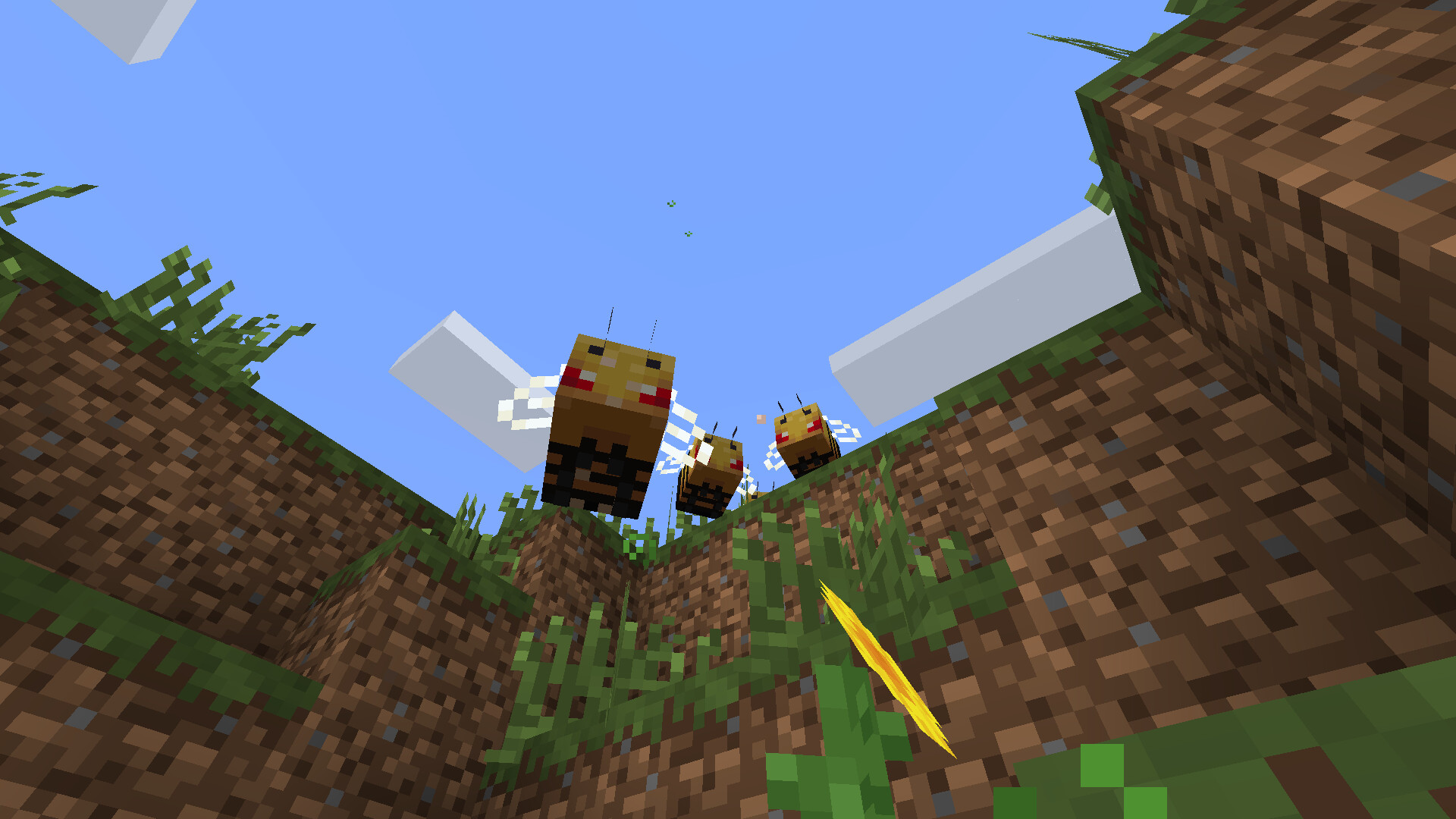 Black and Yellow Bees Minecraft Texture Pack