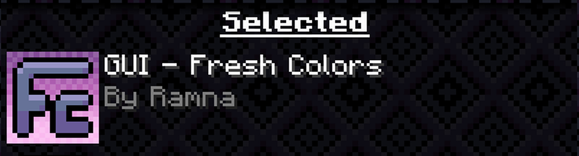 Fresh Colors GUI Minecraft Texture Pack