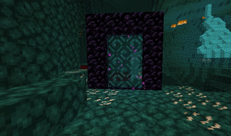 Blue nether Minecraft Texture Pack
