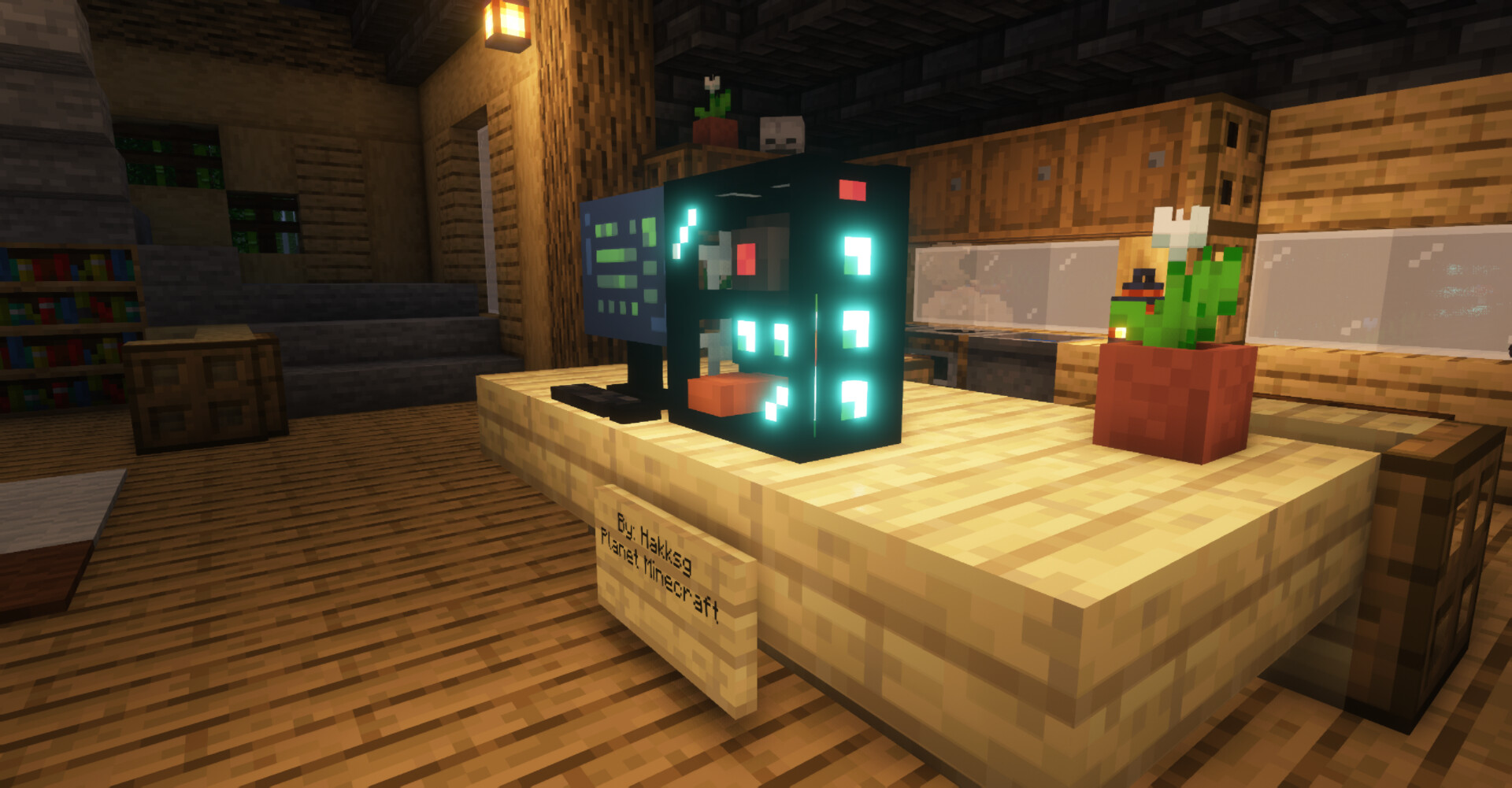 Animated PC GAMER [No optifine] Minecraft Texture Pack