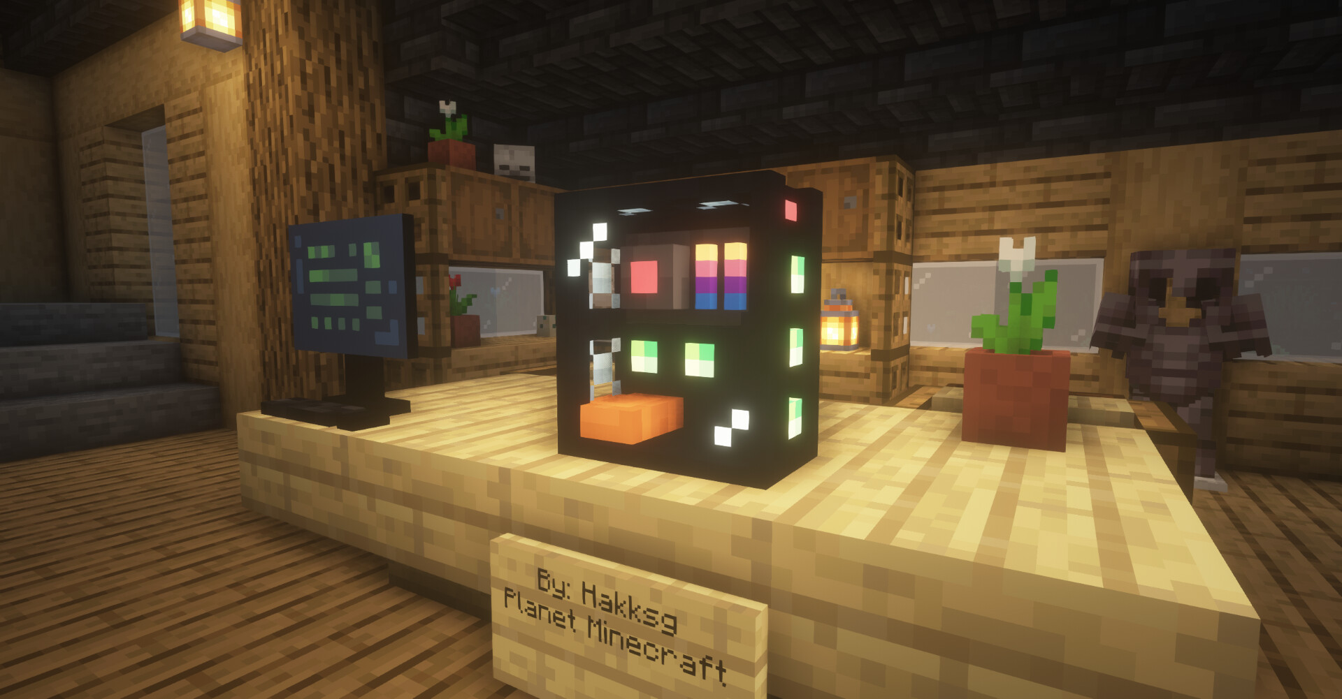 Animated PC GAMER [No optifine] Minecraft Texture Pack