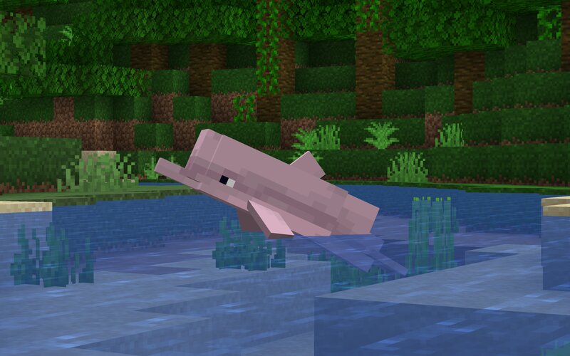 Amazon River Dolphin Minecraft Texture Pack