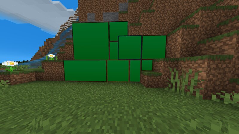 Green Screen Paintings Minecraft Texture Pack