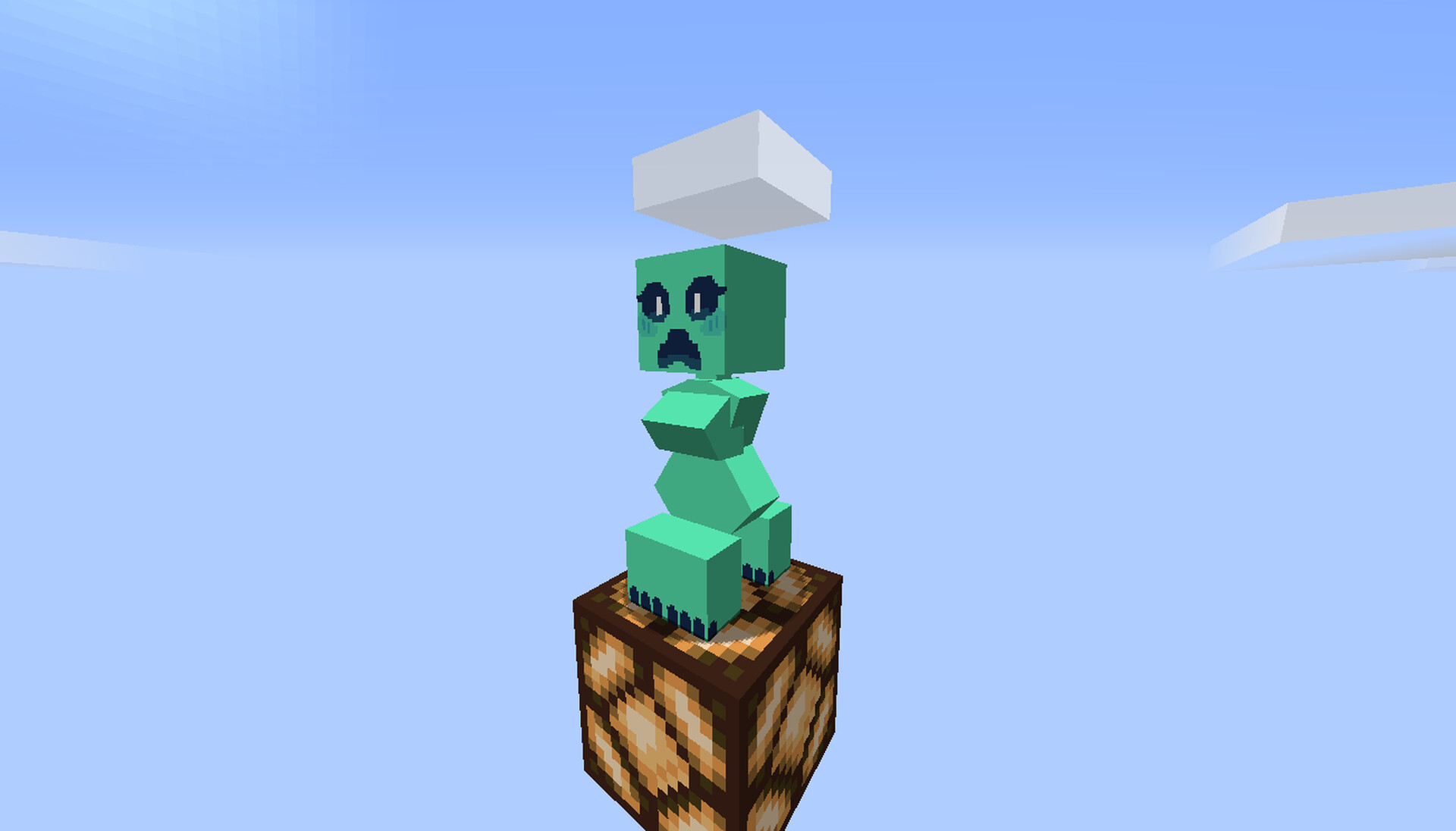 Creeper but THICC Minecraft Texture Pack