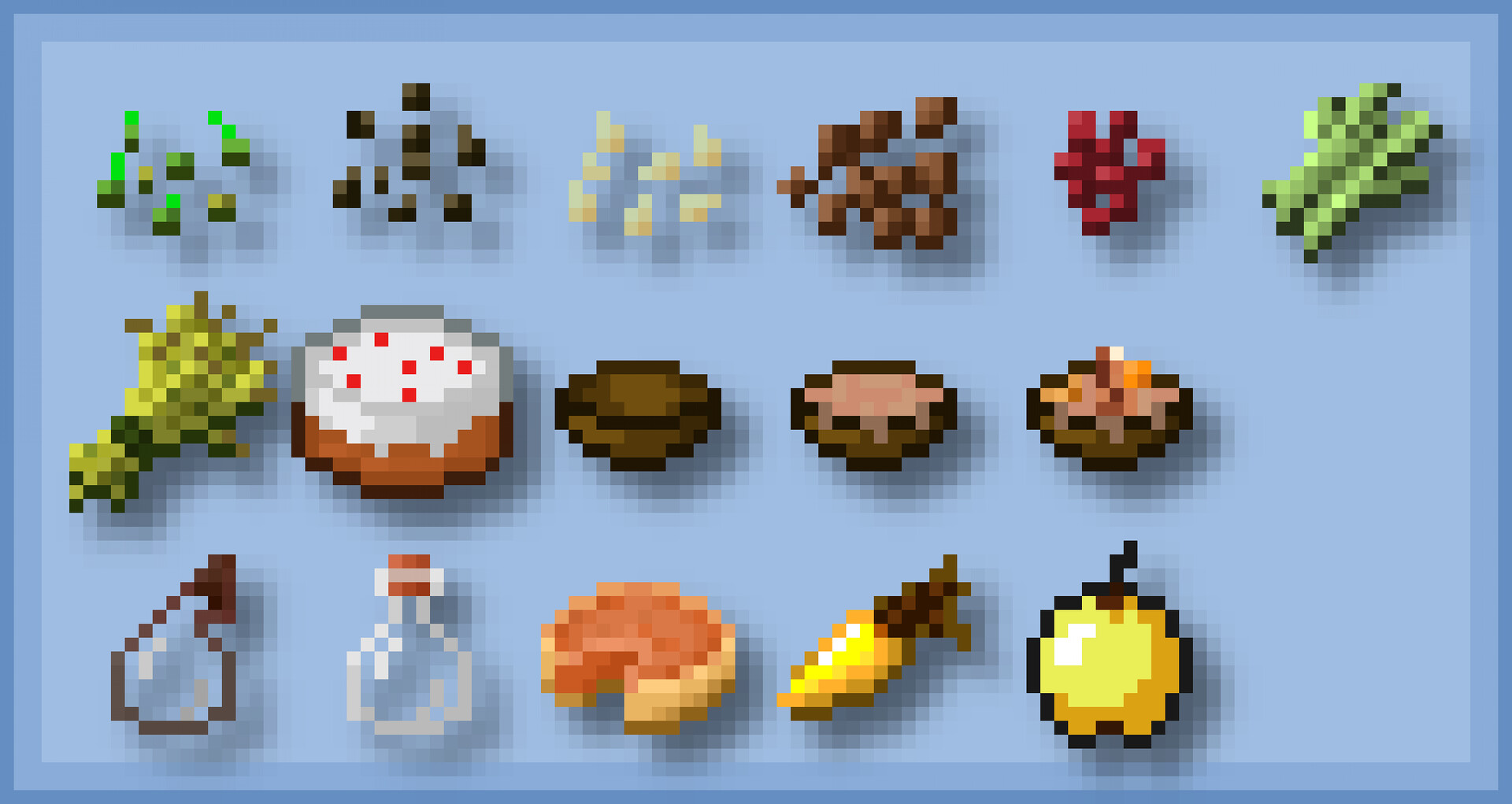 1.8 Consistent Foods/Crops Minecraft Texture Pack