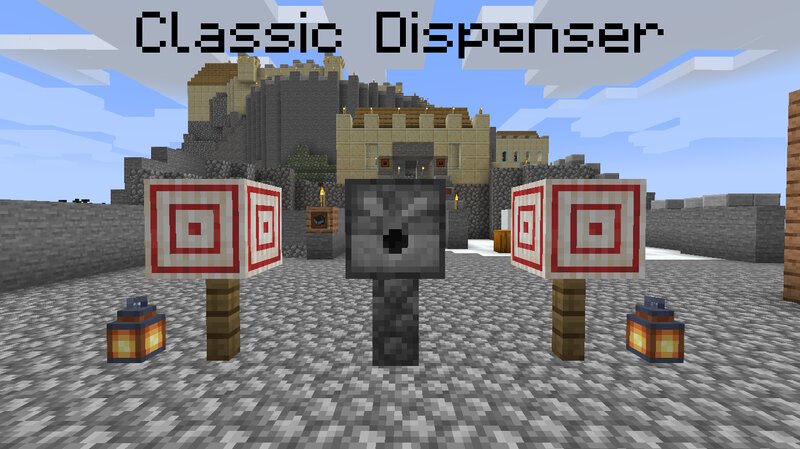 Classic Dispenser (Default & Programmer Art) Minecraft Texture Pack