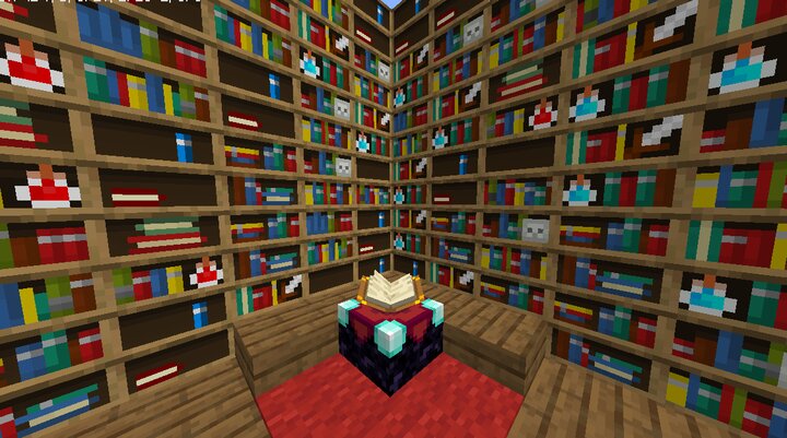 More Bookshelfs!! Minecraft Texture Pack