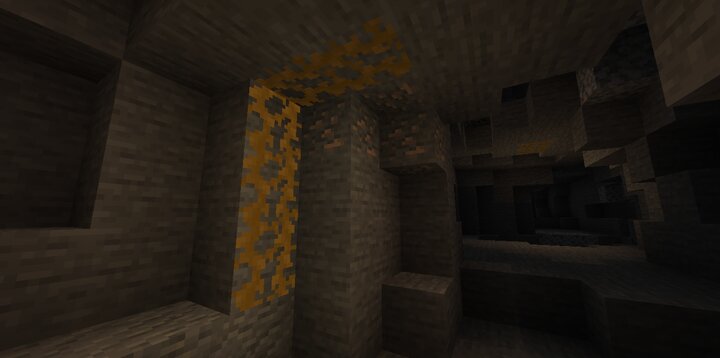 Glow Lichen to Cave Roots Minecraft Texture Pack