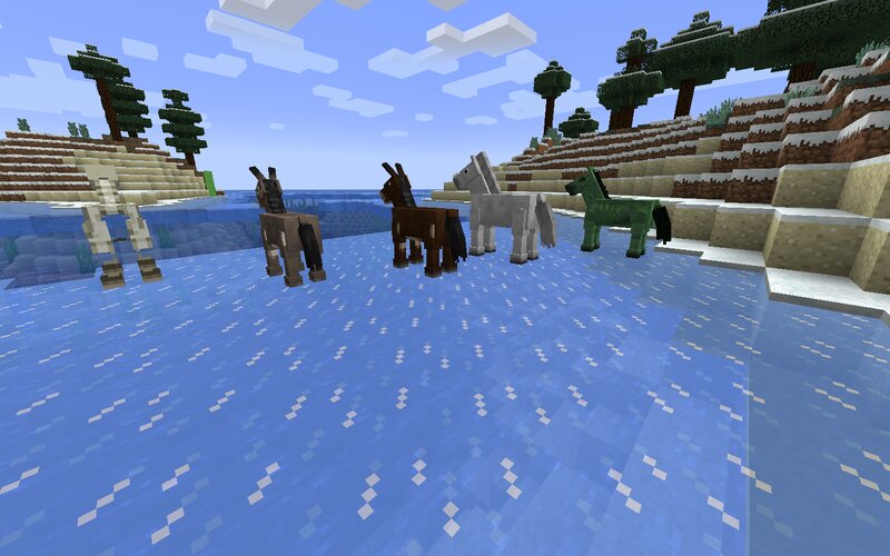 Time's Classic Horses Minecraft Texture Pack