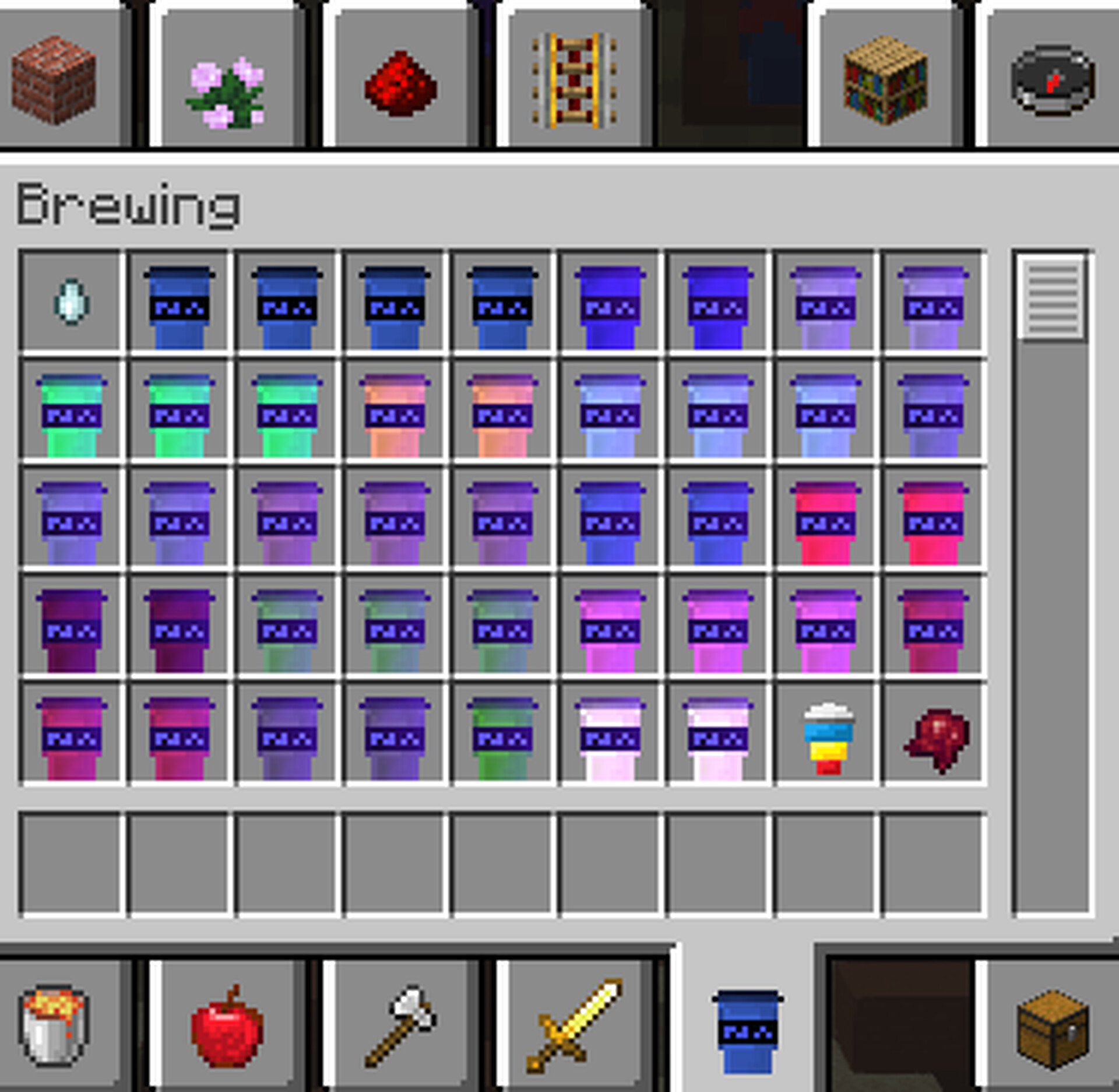 colorful cups instead of potions (1.16 texture pack)! Minecraft Texture ...