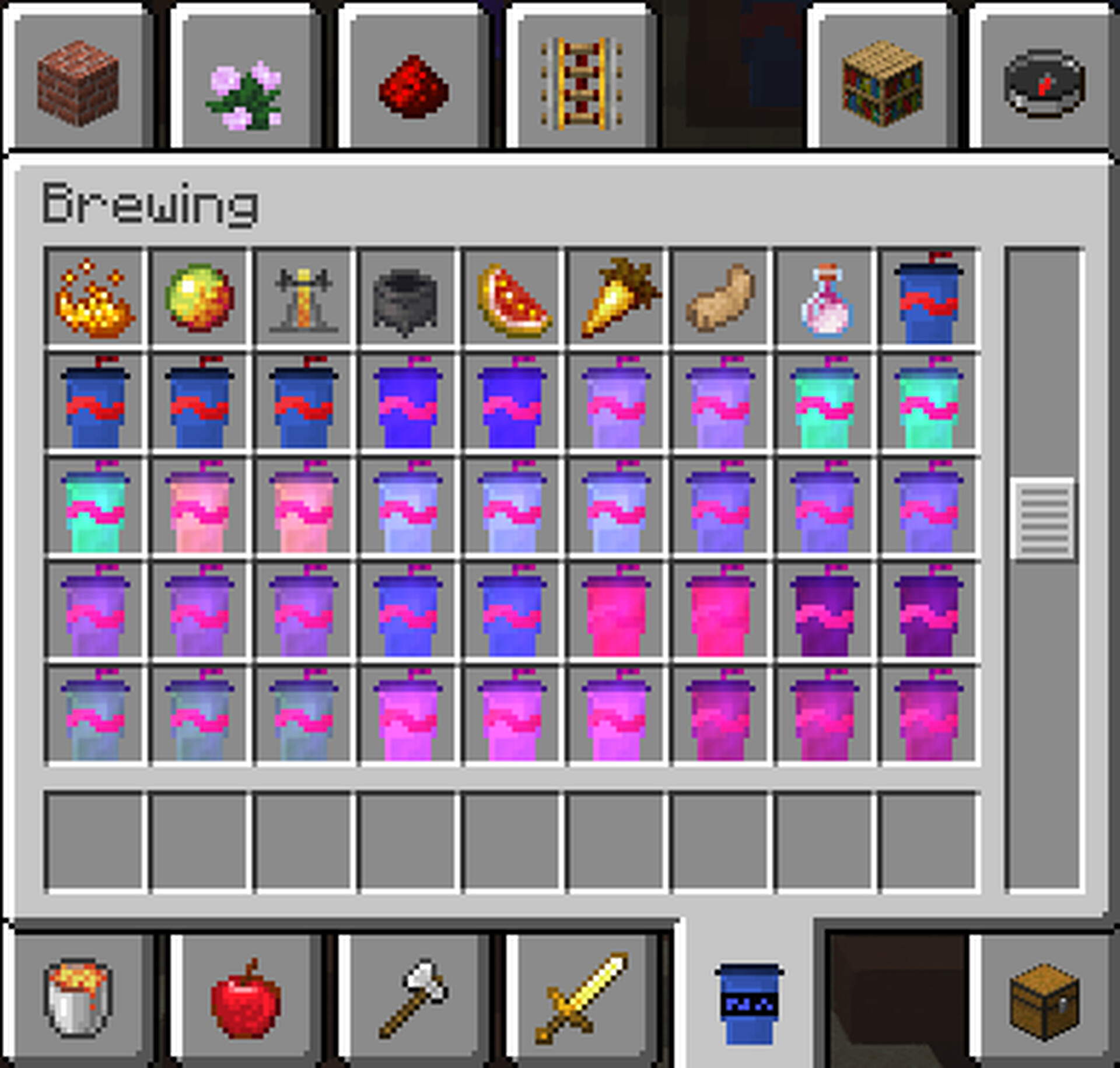 colorful cups instead of potions (1.16 texture pack)! Minecraft Texture ...
